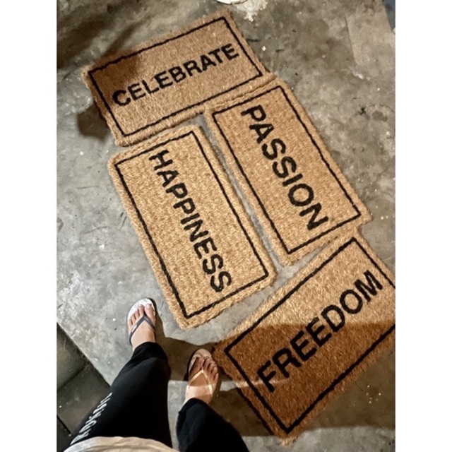 Jual CUSTOM DOORMAT 70x40cm Tebal 1,5cm | Shopee Indonesia