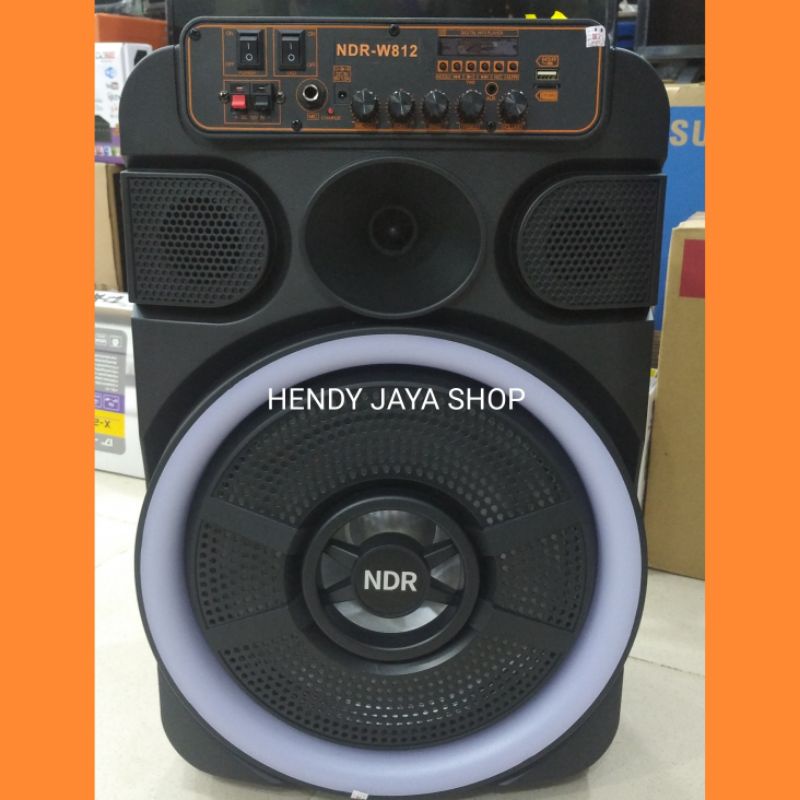 Jual SPEAKER KARAOKE PORTABLE NDR-W812 SUARA BAGUS DAN COCOK UNTUK ACARA | Shopee Indonesia
