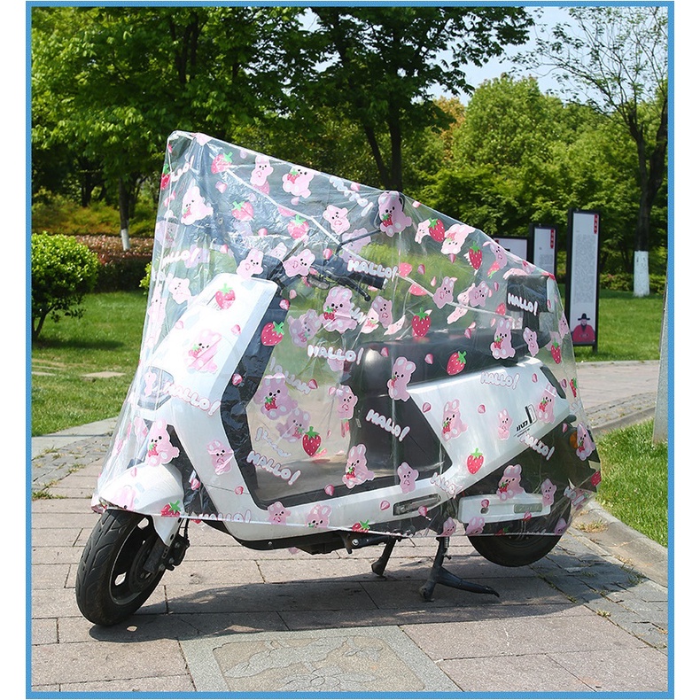 Jual AK014 Sarung Penutup Sepeda Motor Anti Air Hujan Debu Motorcycle ...