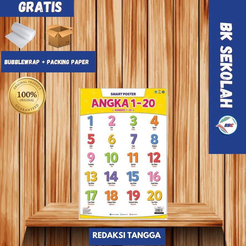 Jual POSTER PINTAR MENULIS ANGKA | Shopee Indonesia