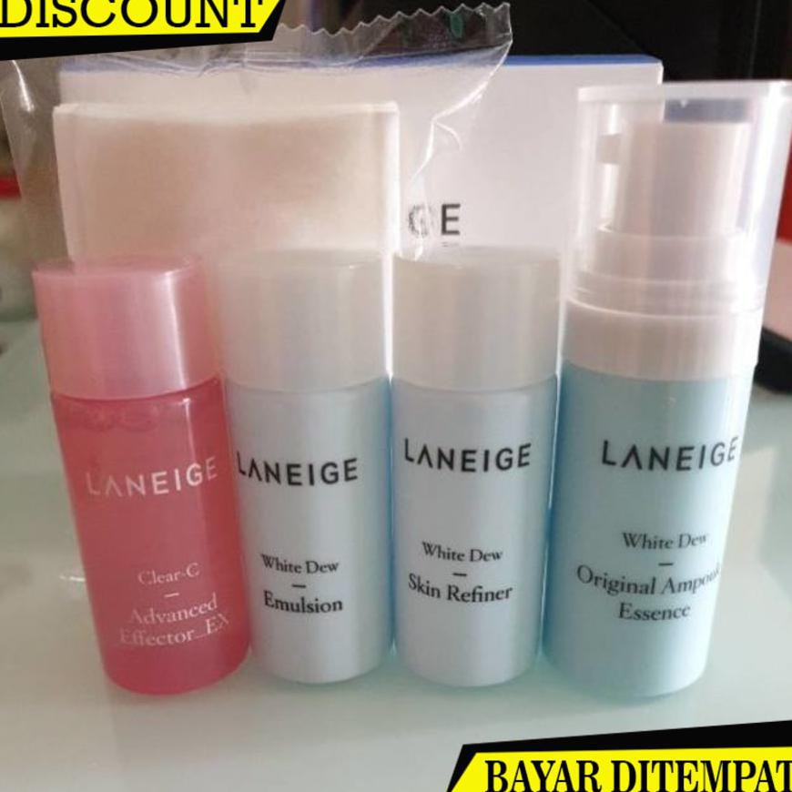 Jual (BAYAR DITEMPAT) LANEIGE BRIGHTENING CLEAR C WHITE DEW ORIGINAL ...