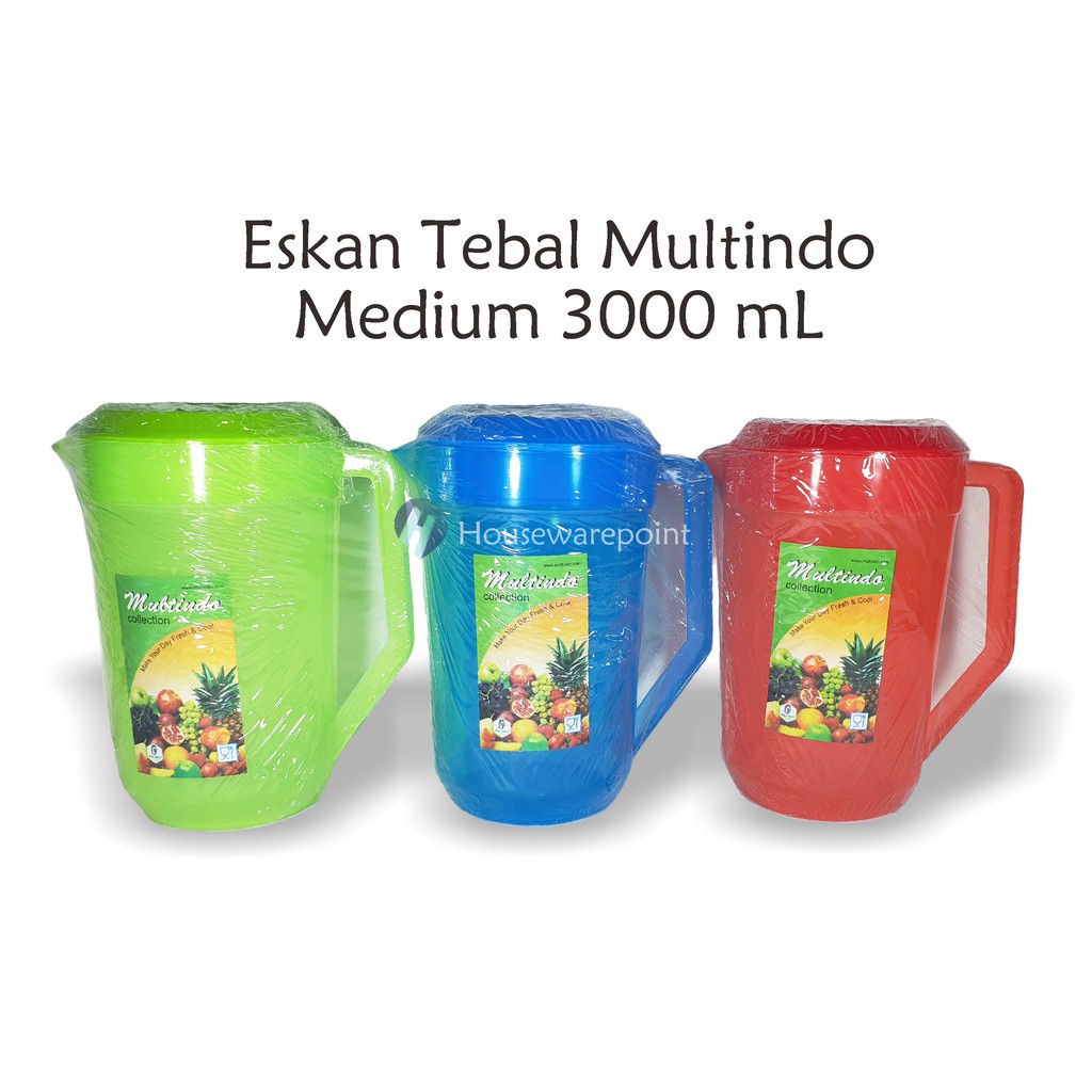 Jual 1 pcs pitcher plastik 3000ml / Eskan plastik/ Ceret plastik ...