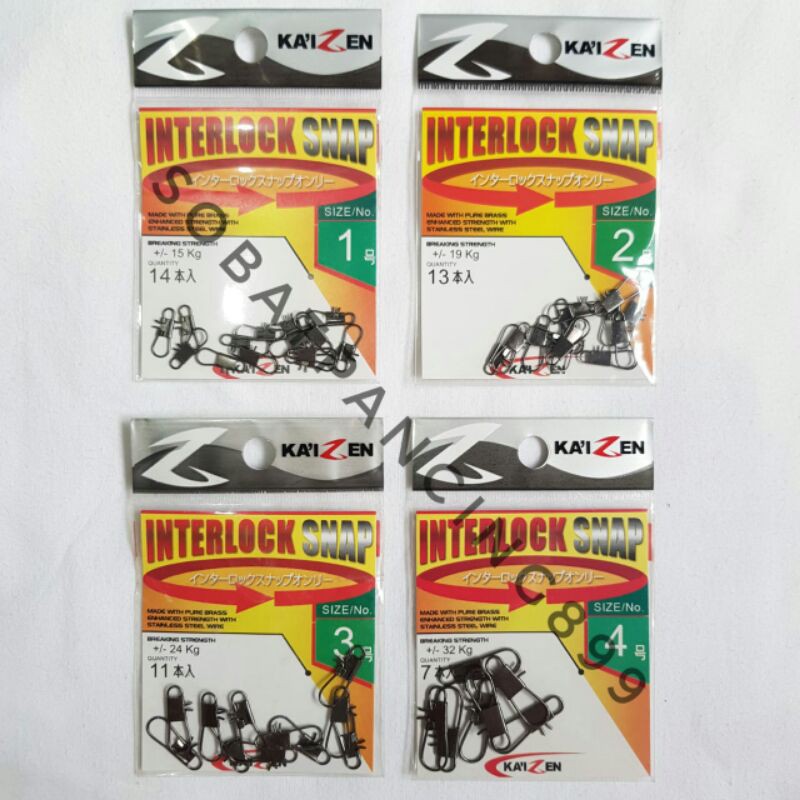 Jual Peniti kaizen (interlock snap) | Shopee Indonesia