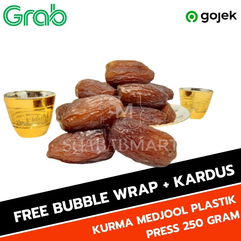 Jual [ COD ] Kurma Medjool California 250 Gram Jumbo / Natural Delights ...