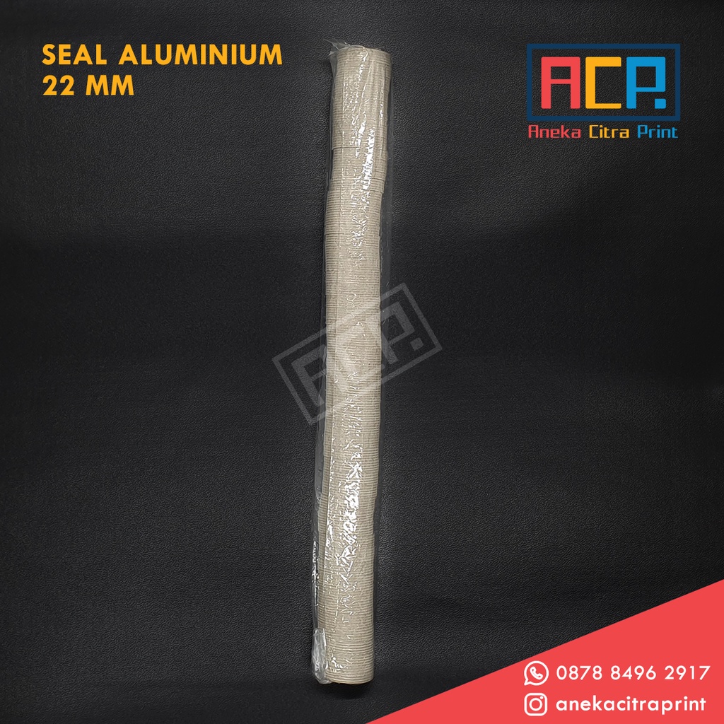 Jual Seal Aluminium Botol Tinta HDPE 22 MM - Segel Botol 2,2 CM - 100 ...