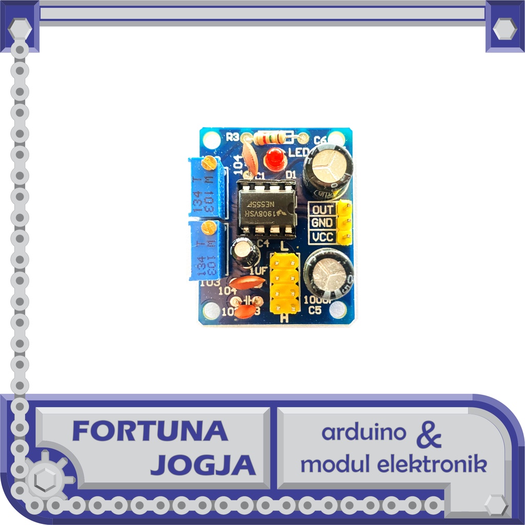 Jual Modul NE555 Pulse Adjustable Frequency Duty Cycle Generator Model ...