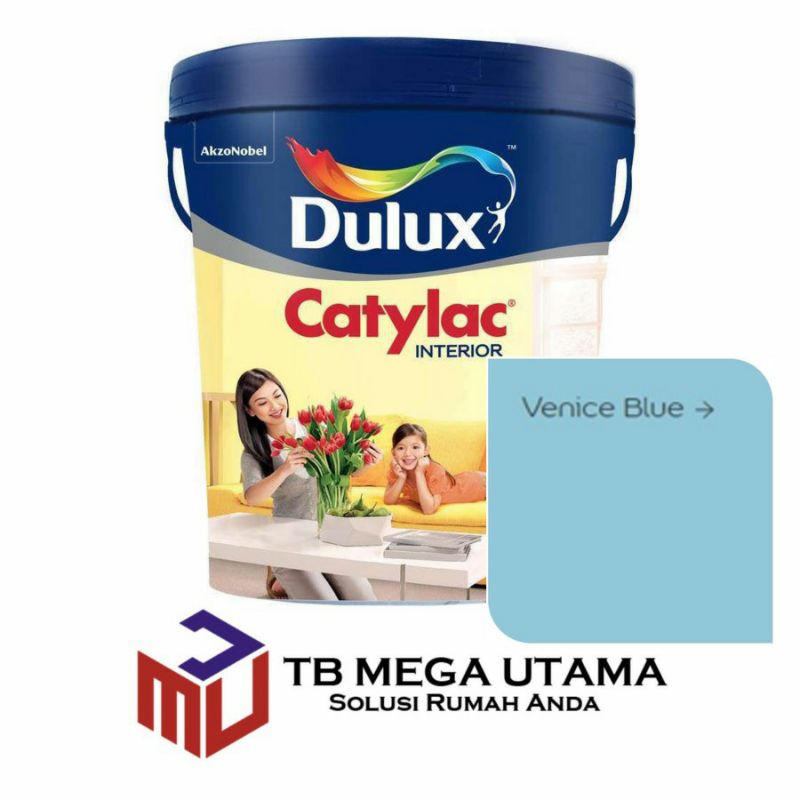 Jual Dulux Catylac Interior Venice Blue 25 kg | Cat Dinding Interior ...