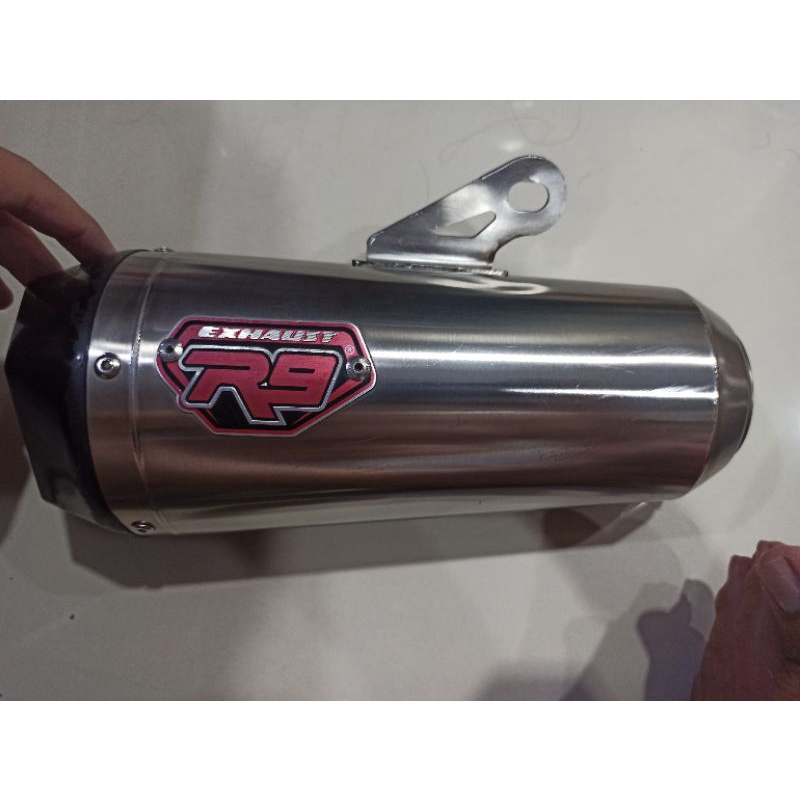 Jual Silencer R9 New Alpha Series SHORT Inlet 51mm | Shopee Indonesia