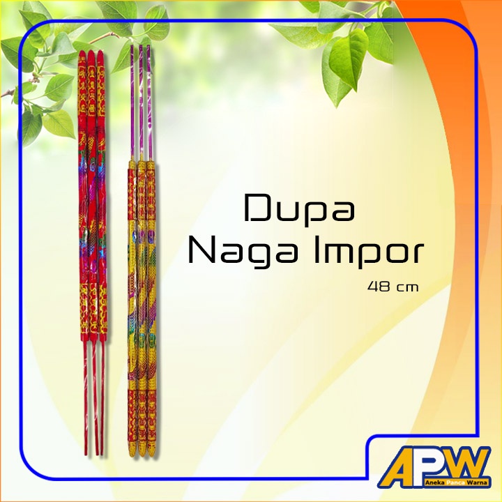 Jual Dupa Hio Naga Impor 3 Batang - 48 Cm | Shopee Indonesia