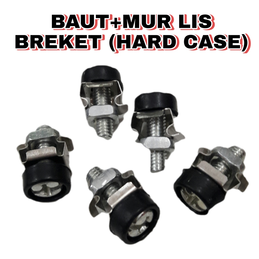 Jual BAUT +MUR LIS BREKET (HARD CASE) / 10PCS | Shopee Indonesia