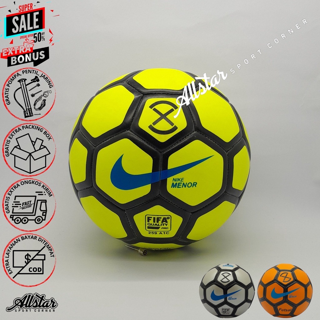 Jual Bola futsal size 4 Bola putsal nike menor | Shopee Indonesia