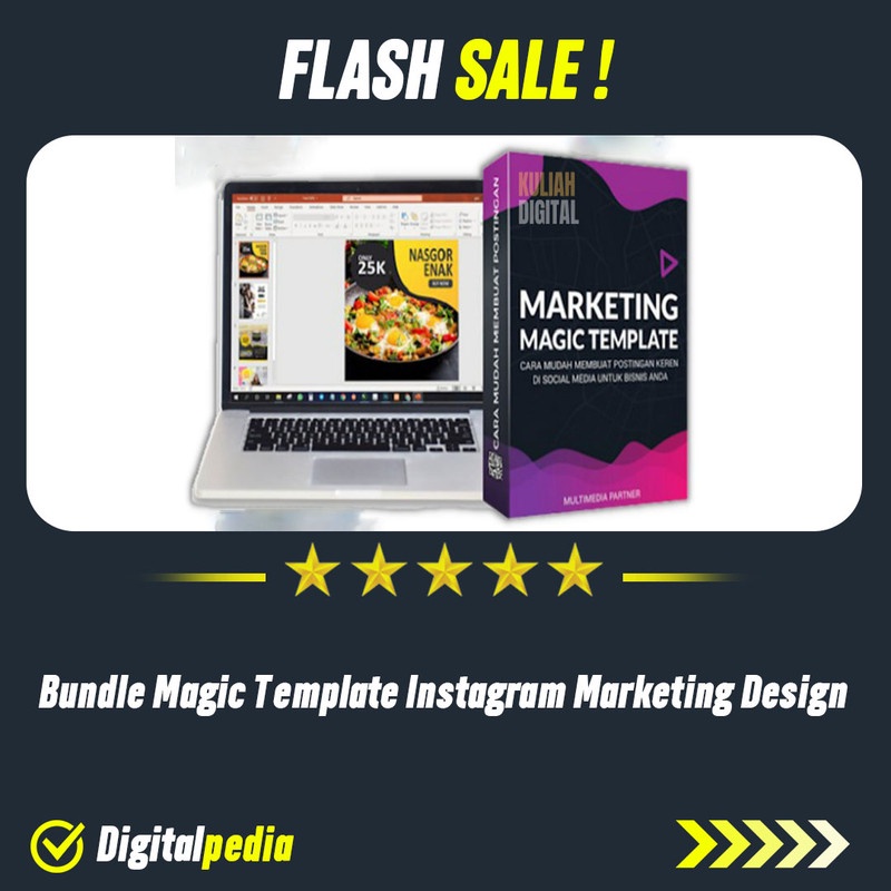 Jual Bundle Magic Template Instagram Marketing Design Mudah Jualan di ...