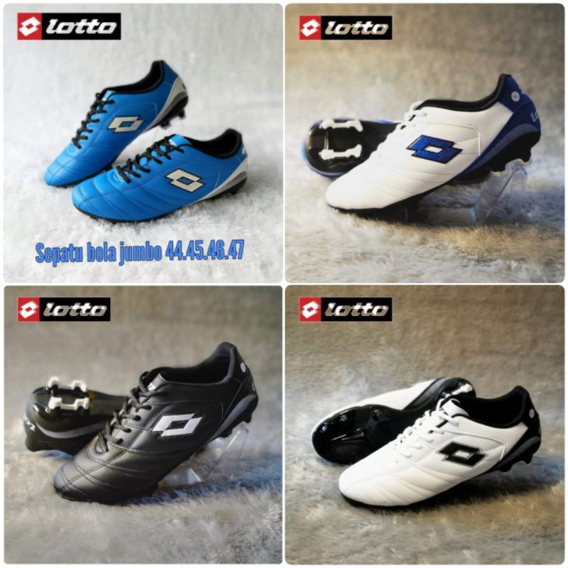 Jual sepatu bola Dewasa big size jumbo lotto kulit piyu sol dijahit ...