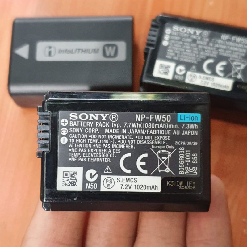 Jual Baterai Sony NP FW50 Original Japan Version 100% Asli SONY | Shopee Indonesia