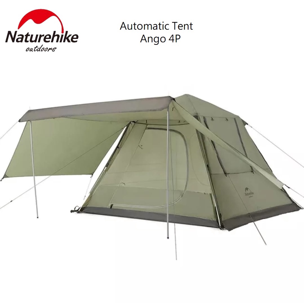 Jual Ango 4P pop up tent naturehike NH21ZP010 UPF50+ tenda automatic | Shopee Indonesia