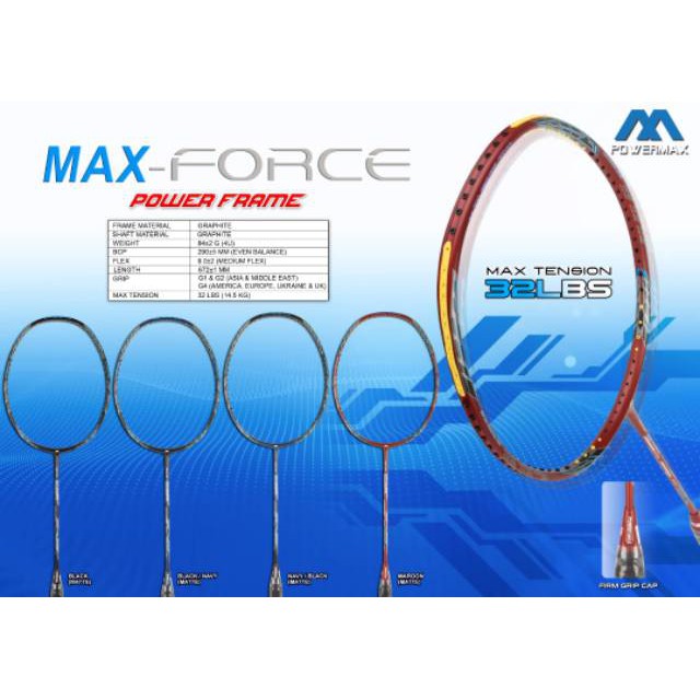 Jual Raket Power Max Voltaic Max - Force | Shopee Indonesia