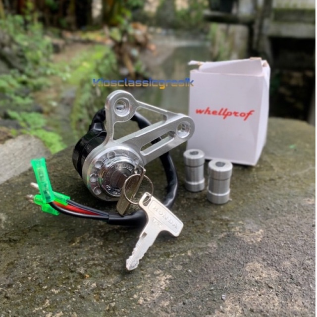 Jual kunci kontak cb200 import kabel 4 set brecket dudukan pangkon kontak cnc pnp cb gl mp tiger ...