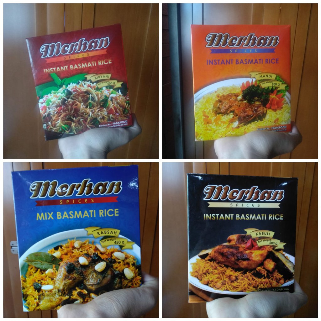 Jual Beras Basmati Instan Merhan Nasi Khas Arab dan Timur Tengah Siap ...