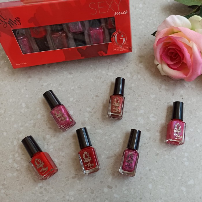 Jual Madame Gie Nail POLISH-KUTEKS MADAME GIE SERIES SEXY JUAL (Satuan) PCS- NETT. 7 ML | Shopee ...