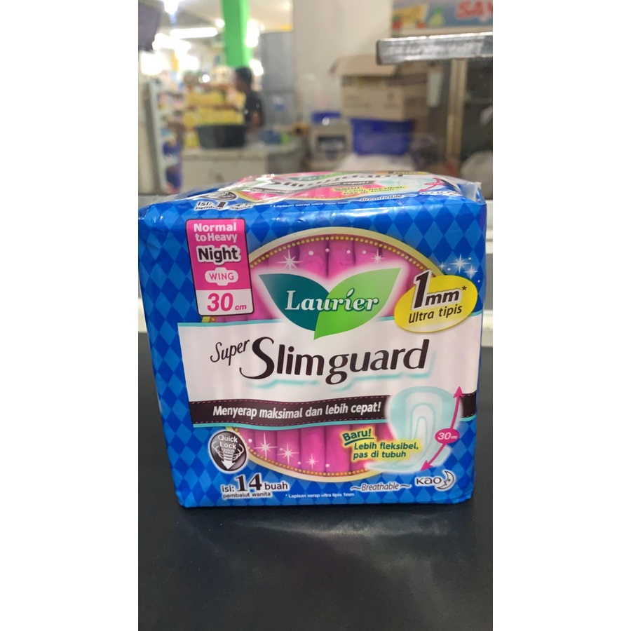 Jual Laurier Super Slimguard 14's 30 Cm | Shopee Indonesia