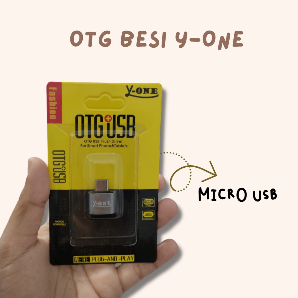 Jual OTG Y-ONE MICRO USB (TANPA KABEL) | Shopee Indonesia