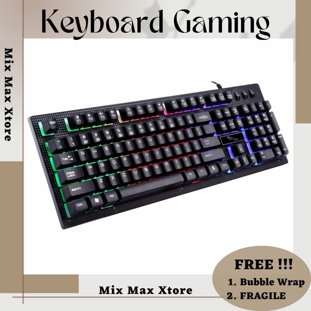 Jual Leopard G20 Gaming Keyboard LED - Black / Keyboard Gaming ...