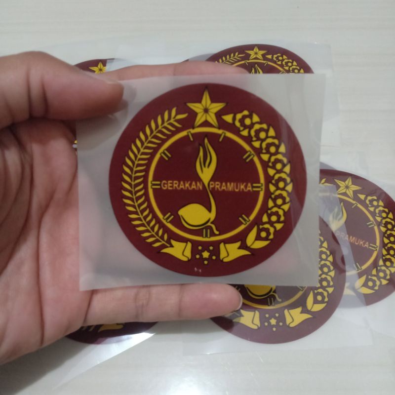 Jual Patch Emblem Logo Gerakan Pramuka Sablon DTF Premium 7,5x7,5cm ...