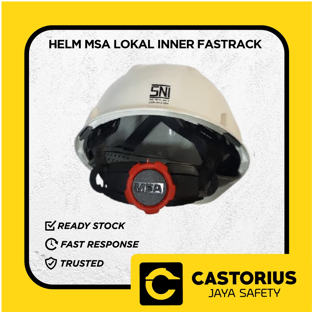 Jual HELM PROYEK MSA V-GARD FASTRAC LOKAL SNI V-GUARD TERMASUK FASTRACK ...