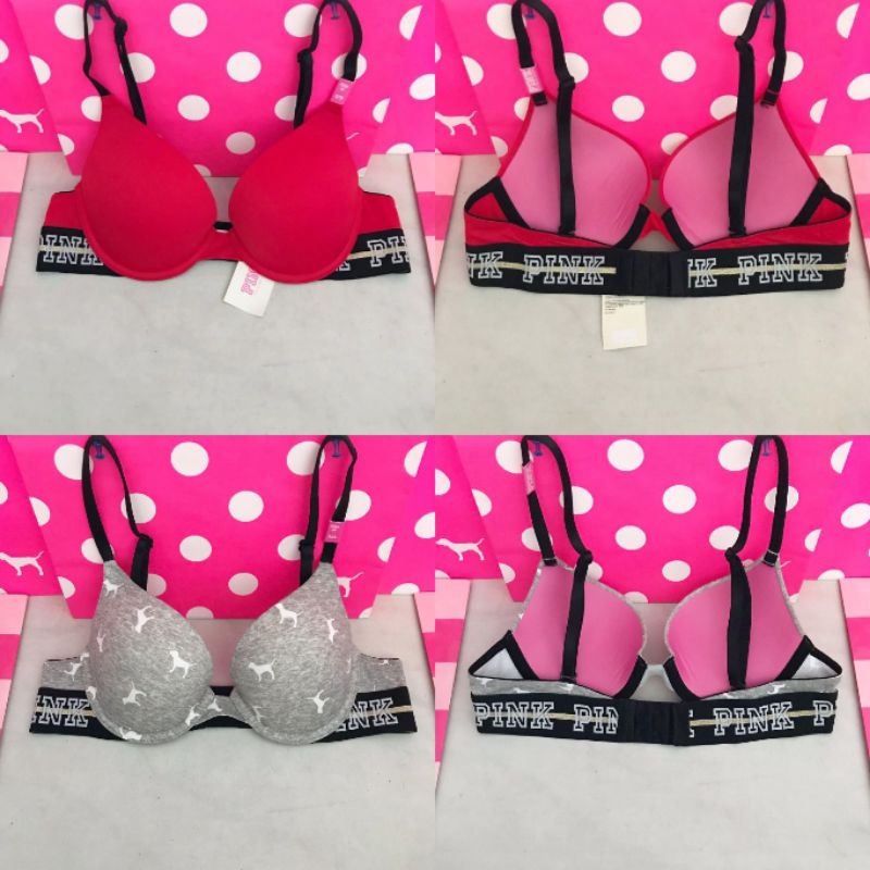 Jual Victoria Secret Pink Bra Push Up Level 2 32b 11142949 Shopee