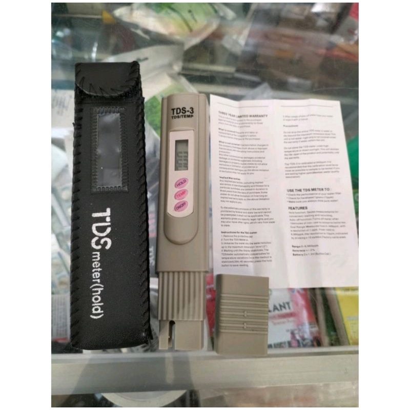 Jual TDS METER ALAT UKUR PPM HIDROPONIK TDS-3 TDS 3 | Shopee Indonesia