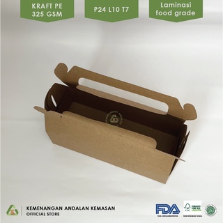 Jual Gable Box / Gable Box Bolu Gulung / Kotak Kue / Box Makanan / Dus ...