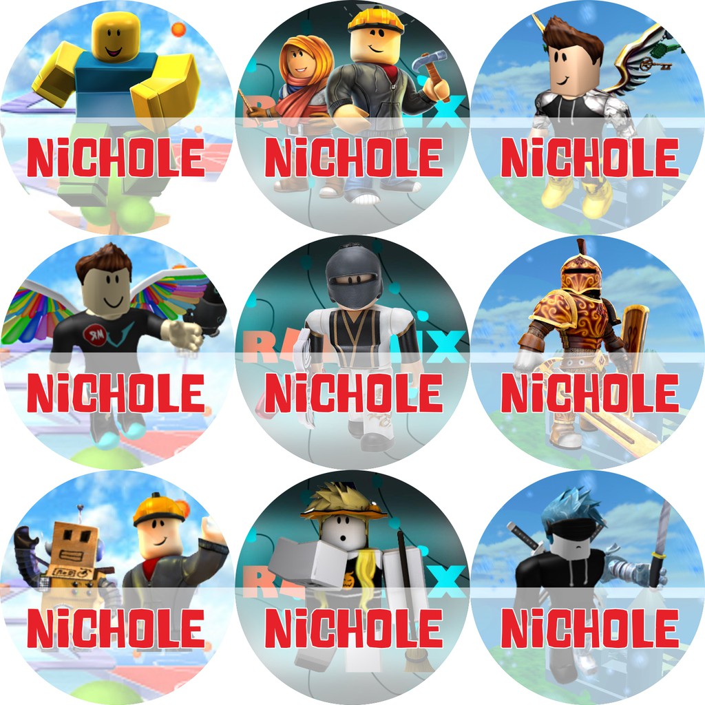 Jual STIKER NAMA CIRCLE ROBLOX | Shopee Indonesia