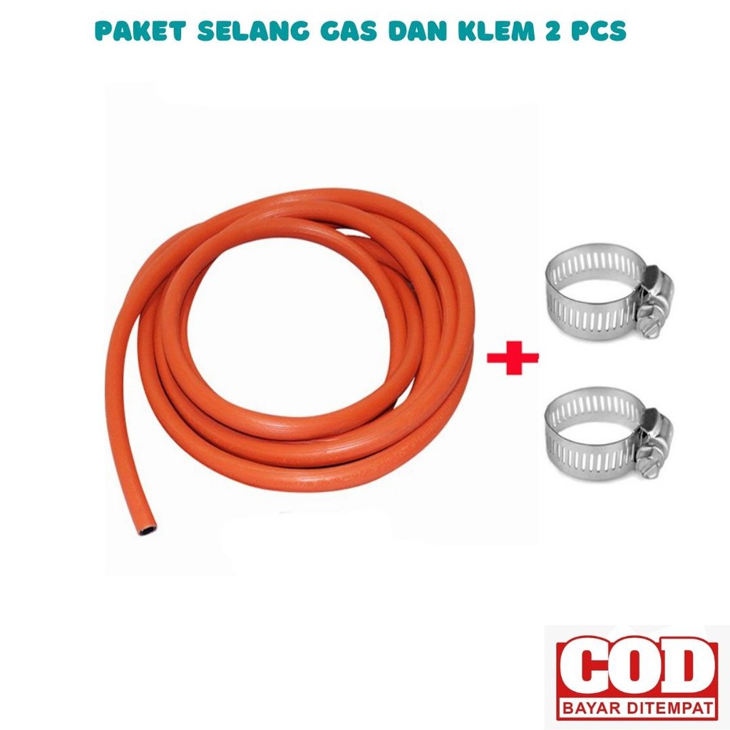 Jual 2 METER SELANG GAS LPG 2 LAPIS / SELANG KOMPOR GAS / SELANG GAS ...