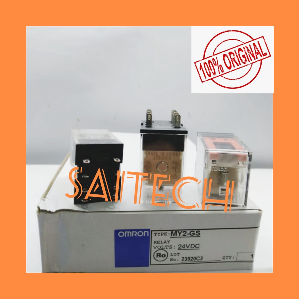Jual Relay Omron MY2-GS-24VDC MY2GS 24VDC | Shopee Indonesia