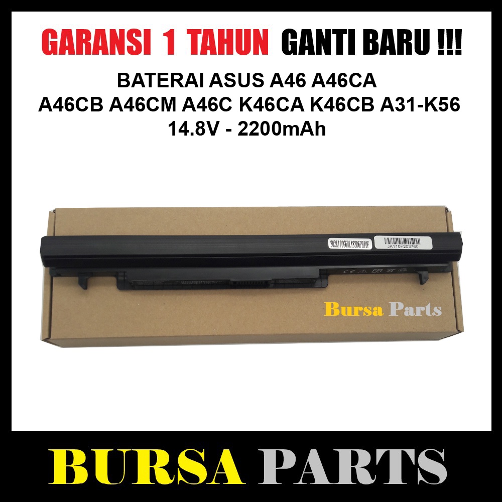 Jual Baterai Asus A46 A46CA A46CB A46CM A46C K46CA K46CB | Shopee Indonesia