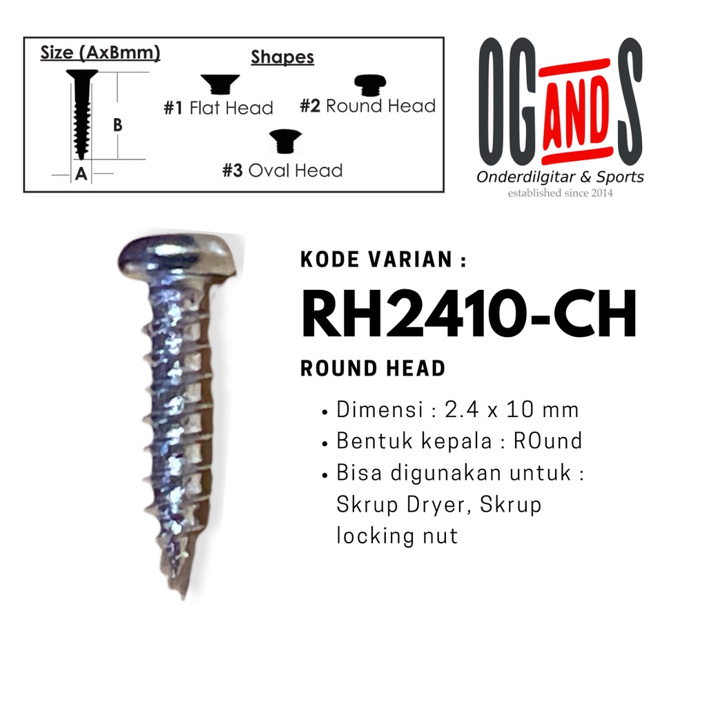 Jual Aneka Skrup Baut Gitar Dan Bass | Shopee Indonesia