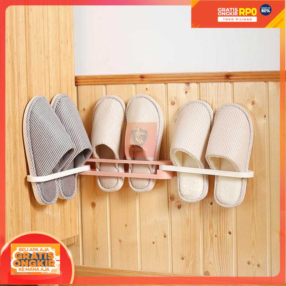 Jual Rak Sendal Minimalis Gantungan Tempat Sendal Rotary Slipper Rack ...