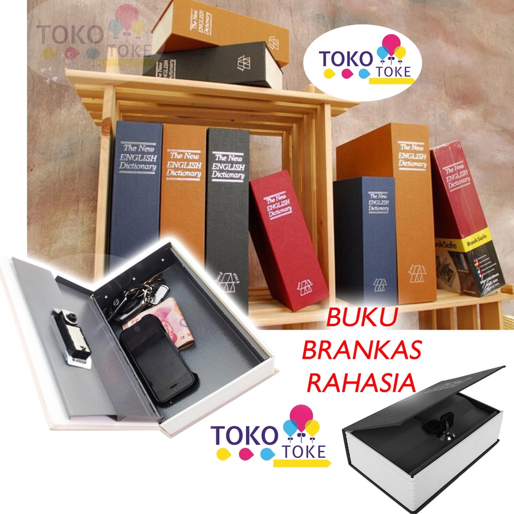 Jual Tempat Penyimpanan Perhiasan Rahasia Bentuk Buku Kamus Security ...