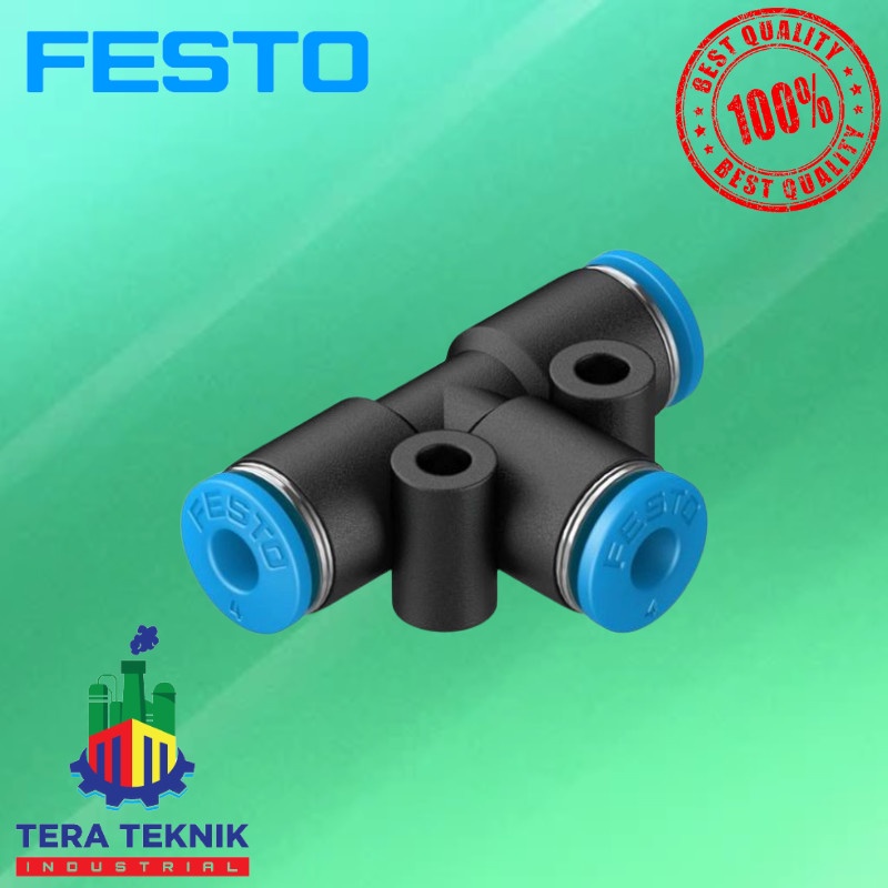 Jual FESTO PUSH IN T-CONNECTOR ( QST FITTING TEE ) QST-4 (READY STOCK) | Shopee Indonesia