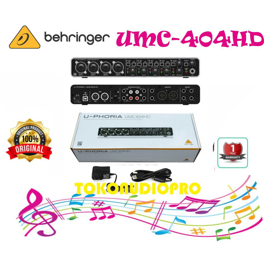 Jual Behringer UMC404HD - USB 2.0 Audio/MIDI Interface UMC-404HD ...