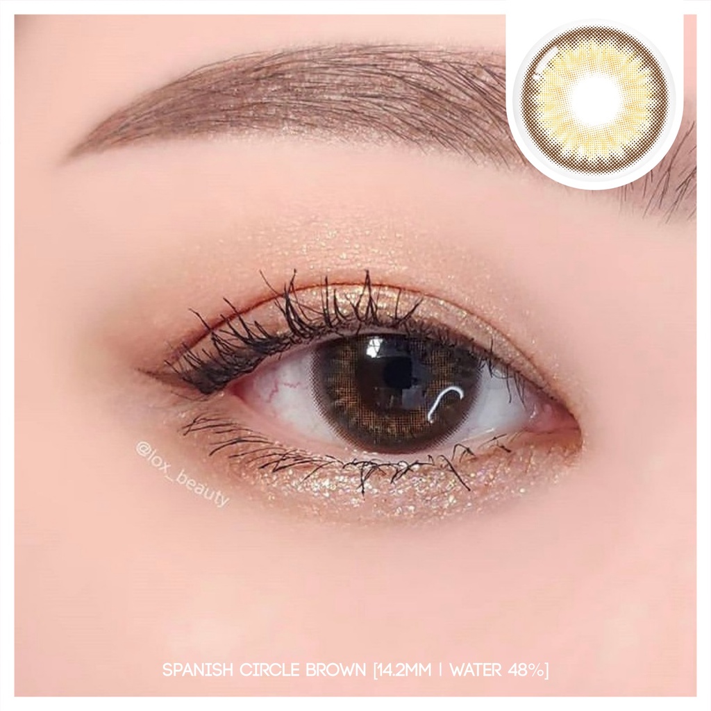 Jual MIKHAYLOVESHOP Softlens Spanish Circle Brown | EOS Princess ...