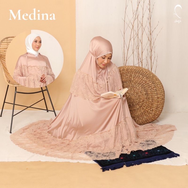 Jual QATIFA Mukena Mecca & Medina (Mukena Armani Silk) | Shopee Indonesia