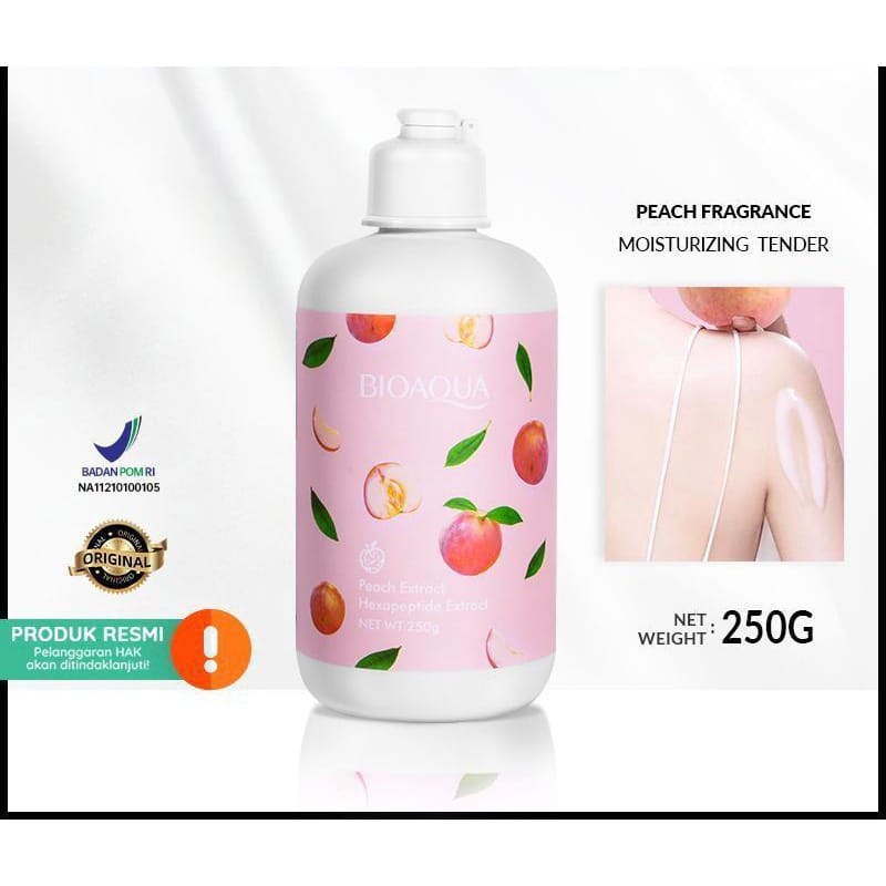 Jual Bioaqua Peach Extract Lotion 250ml | Shopee Indonesia