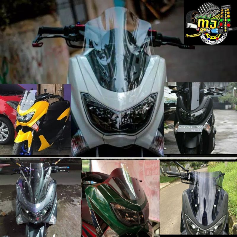 Jual Winshield Nmax Tameng Kaca Depan Nmax Model Sectbill/Visor nmax ...