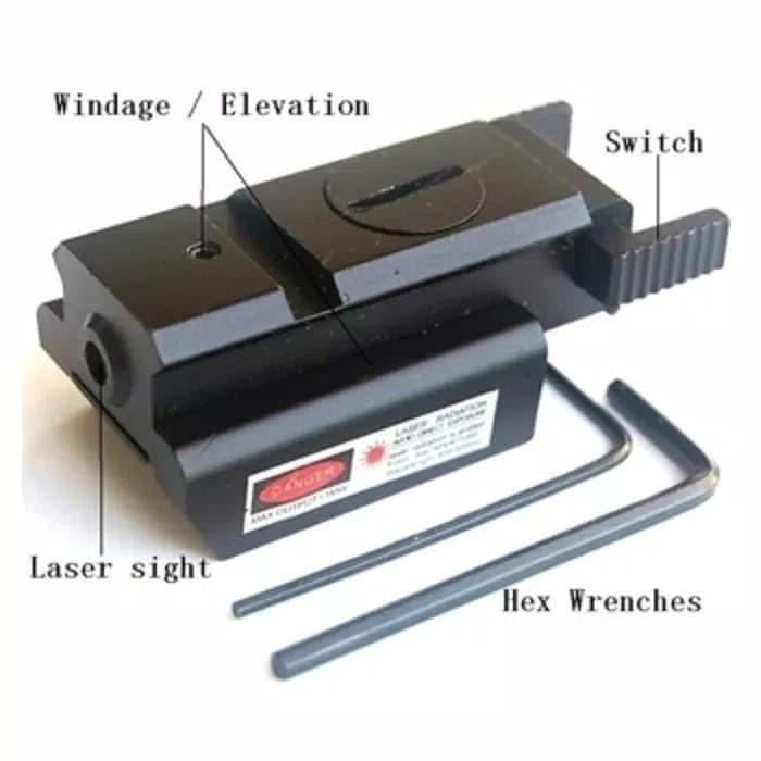 Jual LASER G 17 18c 19 20 21 22 23 30 31 Colt defender Rail 20mm ...