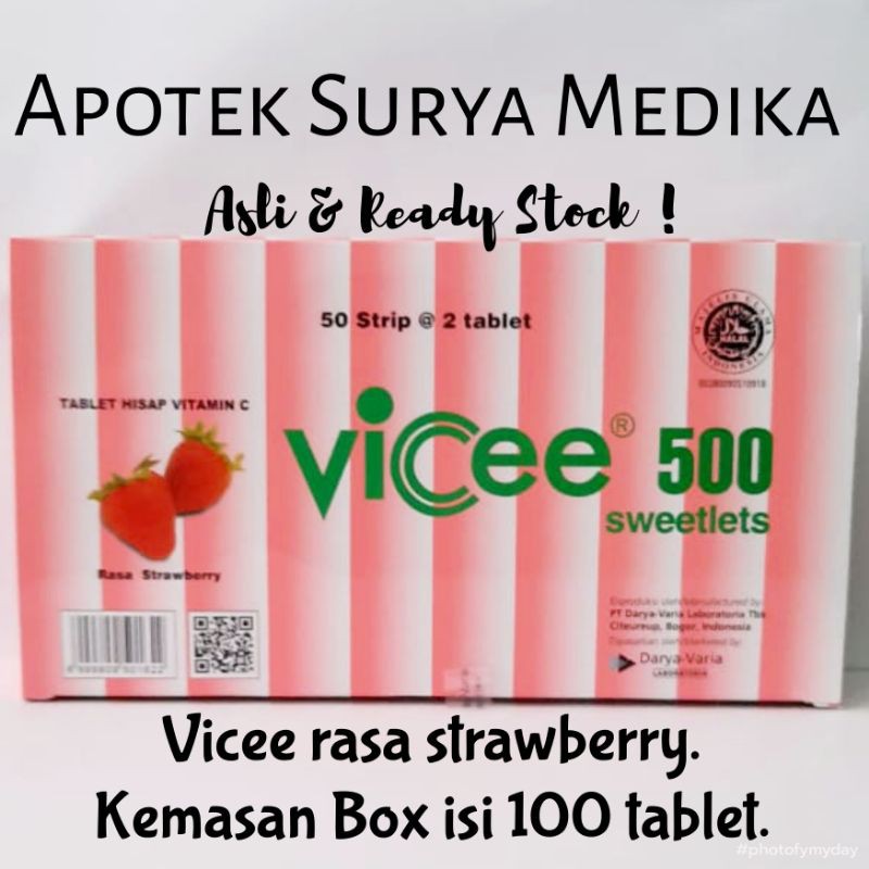 Jual Vicee 500mg tablet.Harga per box 100 tablet. | Shopee Indonesia