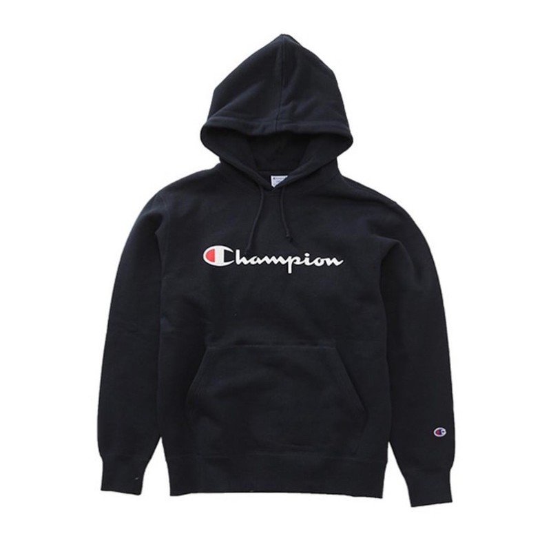 Jual C*ampion Heritage Script Logo Hoodie (Unisex) | Shopee Indonesia