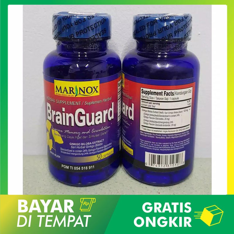 Jual MARINOX BRAIN GUARD 100MG-OBAT HERBAL PIKUN,MEMBANTU DAYA INGAT ...