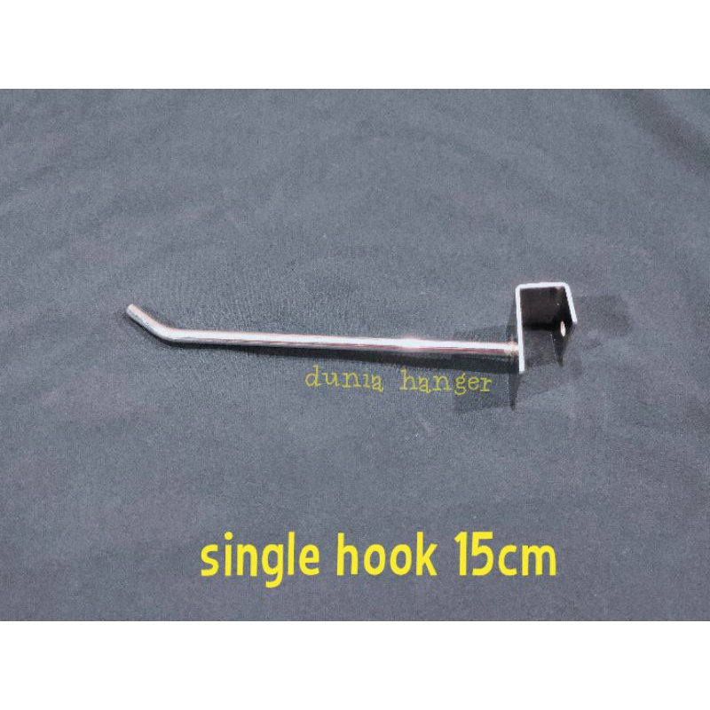 Jual SINGLE HOOK PIPA KOTAK 15cm cantolan PIPA KOTAK 15cm | Shopee ...