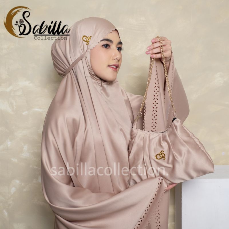 Jual SABILLA - Mukena Dewasa Silky Daily Lasercut 2in1 Series Tas ...